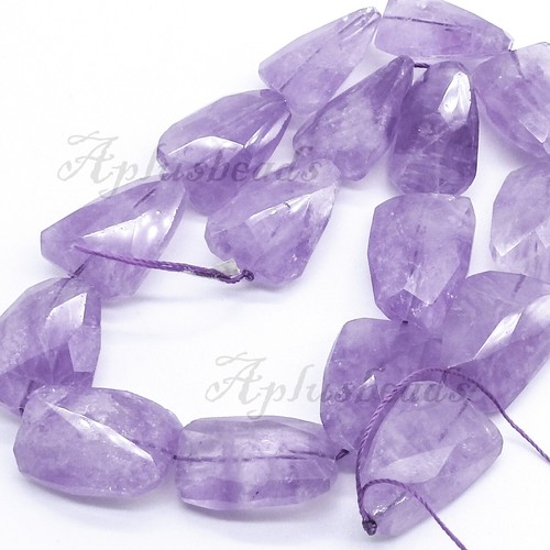 Beautiful Cape Amethyst Various Design Shape Beads 16in. - 35in. Long ...