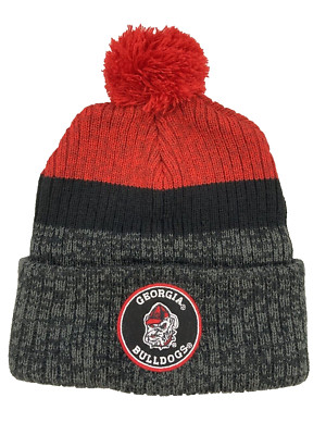 NCAA GEORGIA BULLDOGS ADULT KNIT POM BEANIE HAT | eBay