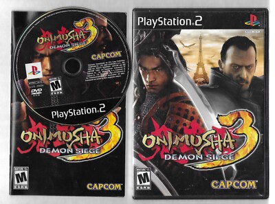 ONIMUSHA 3 DEMON SIEGE PlayStation 2 PS2 disc, case and manual | eBay