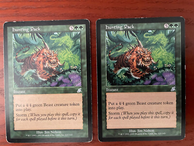 MTG Hunting pack SINGLE USED Moderate Play CONDITION SEE PHOTOS | eBay