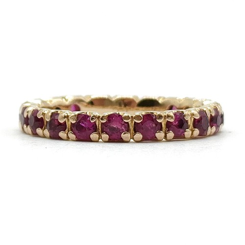 NO TARIFF Jewelry Ring Ruby 1ct Gold Yellow Gold Hot Pink 2331403 | eBay