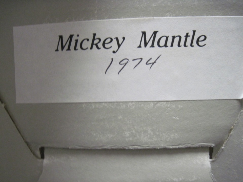 VINTAGE 1993 MICKEY MANTLE BOBBLE HEAD NEW IN BOX W/COA 1974 OF 5000 ...