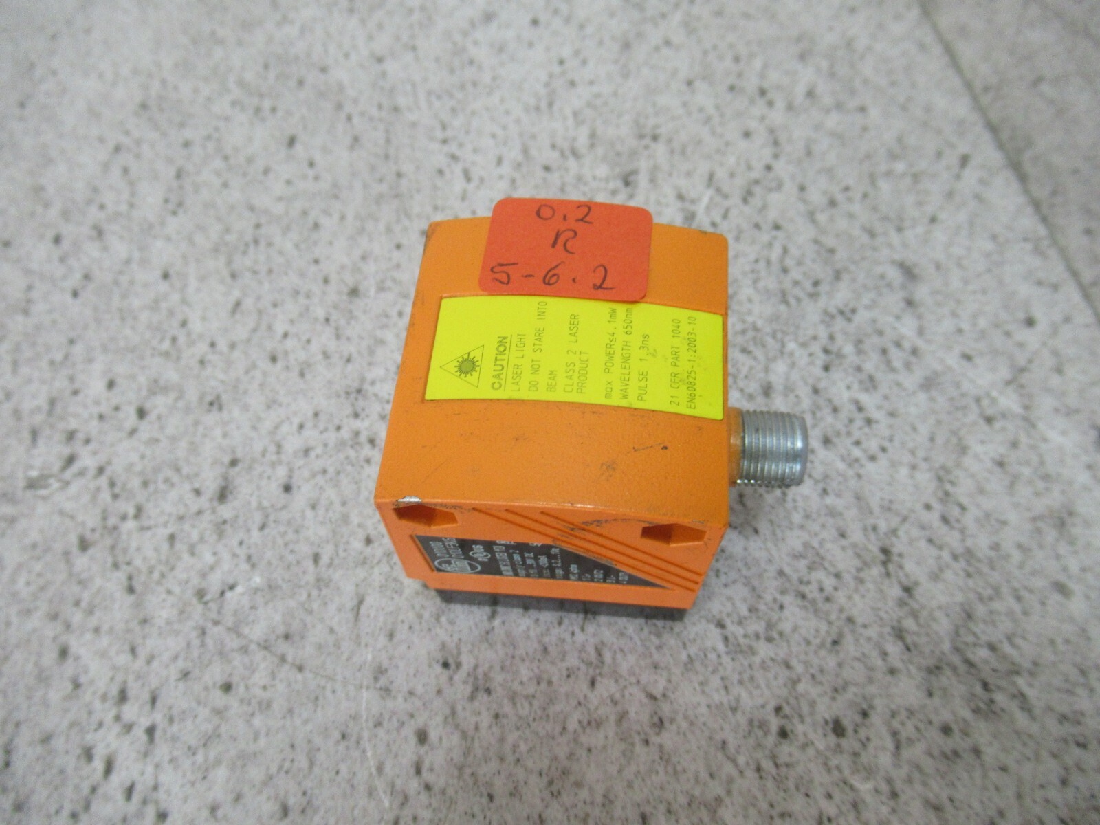 Ifm 01d100 01dlf3kg Laser Sensor Ifm 01d100 Range 0,2...10 Meter U= 18 ...