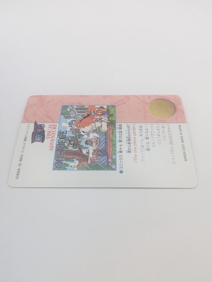 Luffy Chopper Vivi One Piece 142 Visual Adventure Carddass frontispiece ...