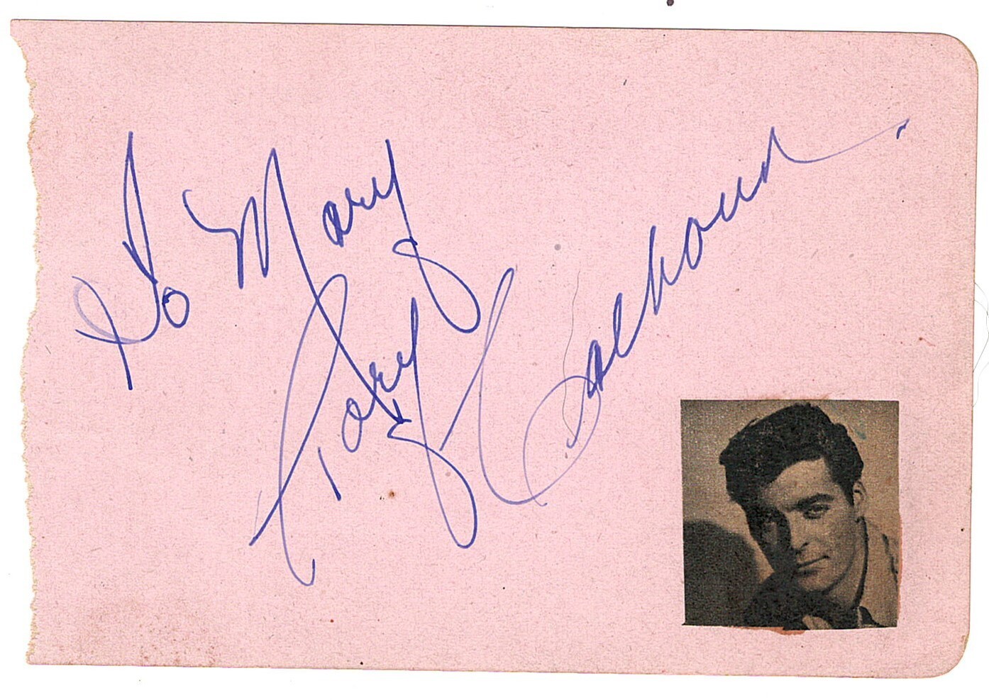 GREAT WESTERN ACTOR ROY CALHOUN AUTOGRAPH ON OLD ALBUM PAGE | eBay