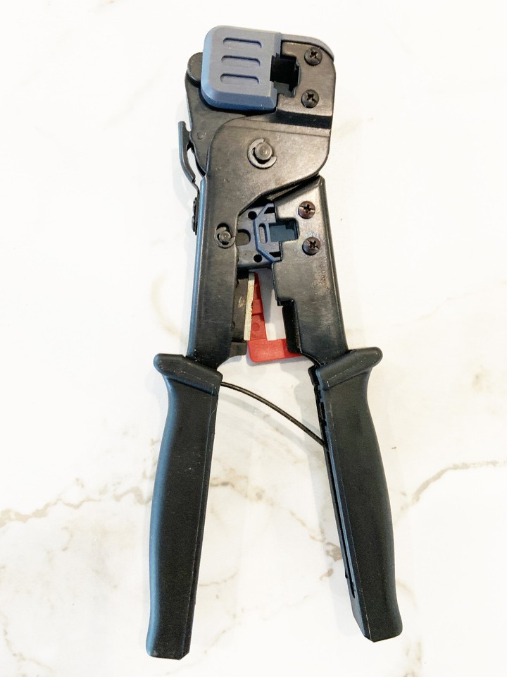 RJ45/RJ-45 RJ11/RJ-11 RJ12 Modular Crimping Cutting Blade Crimp Crimper ...