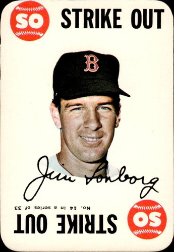 1968 TOPPS JIM LONBORG 14 EX GAME BASEBALL BOSTON RED SOX | eBay