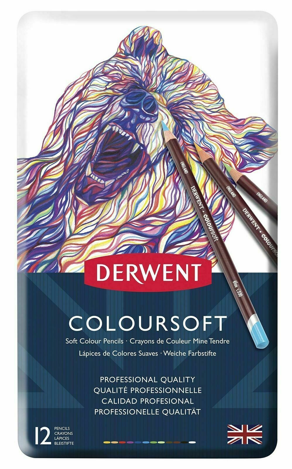 DERWENT Blender Burnisher Chinese White Pencils - Art Drawing Blending ...