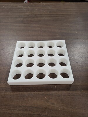3D Printed ER32 Collet Rack – Holds 20 ER32 Collets – White | eBay