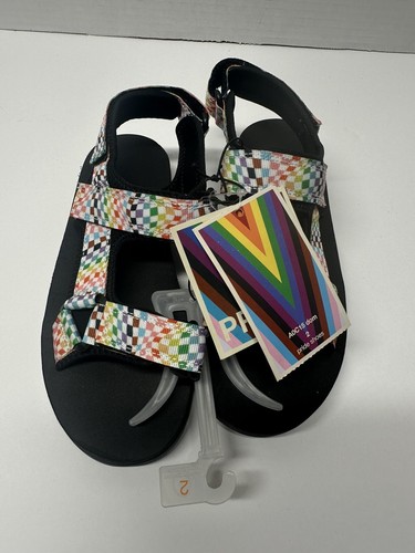 Target Pride Adjustable Straps Sandals Shoes Size Youth 2 | eBay
