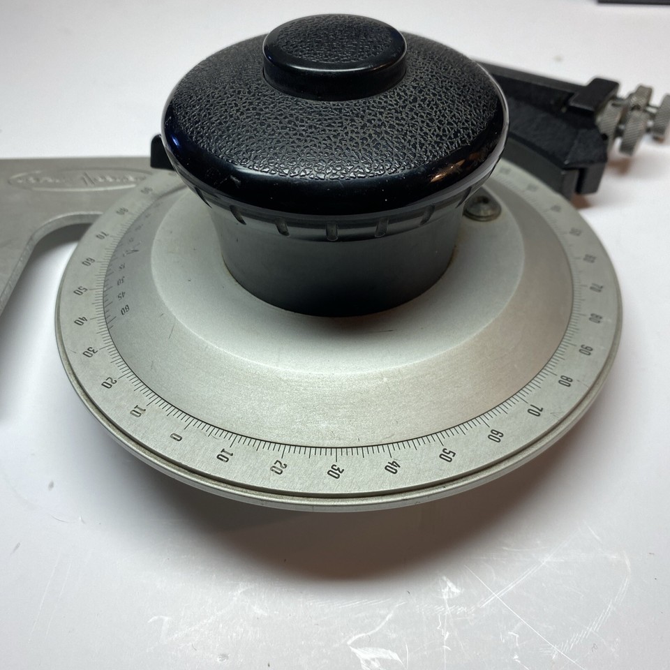 Vemco V Track Protractor Head Manual Drafting Table Part Excellent ...