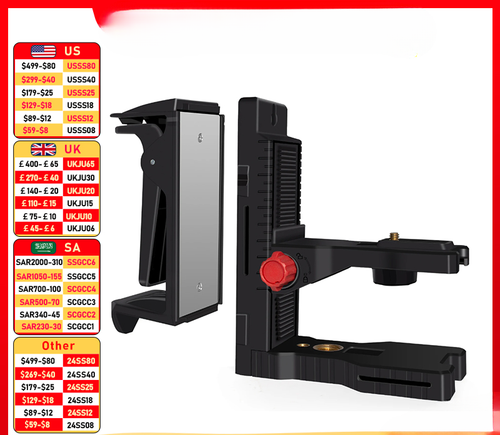 Adjustable Magnetic Laser Level Bracket Wall Mounted L-Bracket with ...