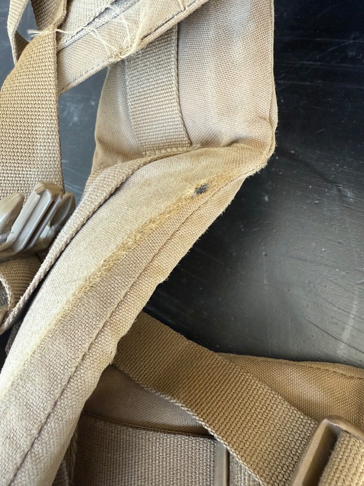 USMC FILBE Main Pack Shoulder Harness Assembly Coyote Tactical Backpack ...
