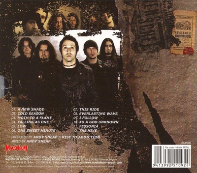 RISE TO ADDICTION NEW SHADE OF BLACK FOR THE SOUL NEW CD 5413992510924 ...