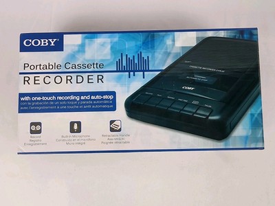 NIB Coby Portable Cassette Recorder CVR-22 built in microphone | eBay