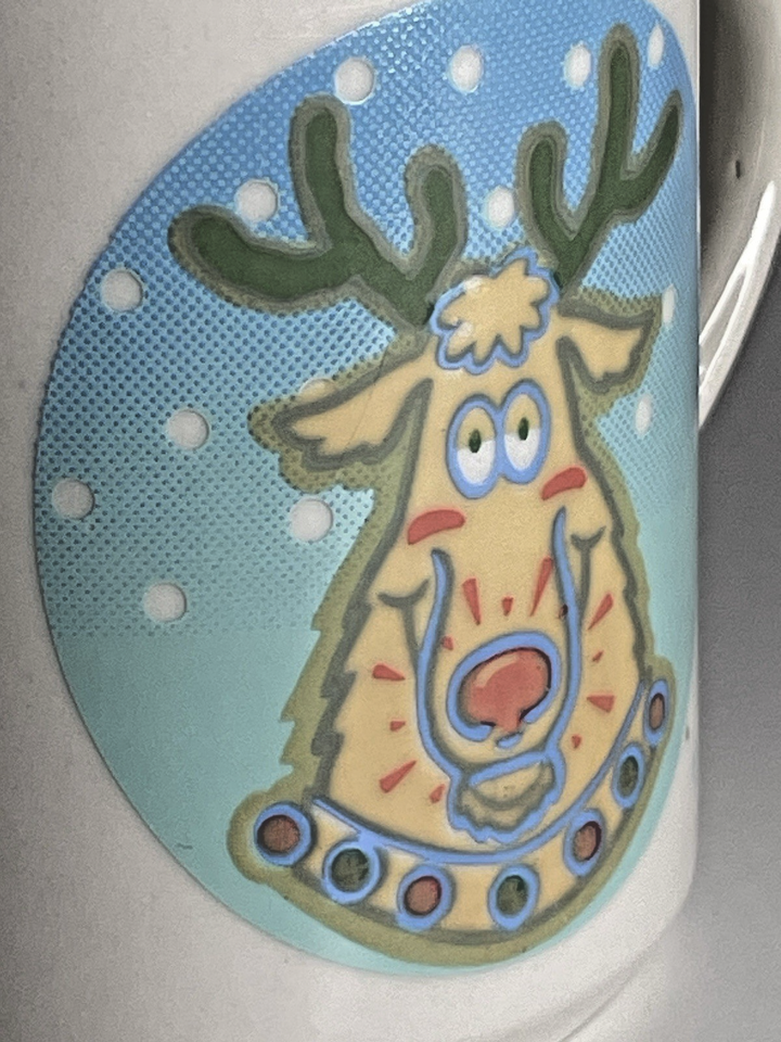 Denny's Reindeer Heat Activated Color Changing Coffee Mug Tea Cup ...