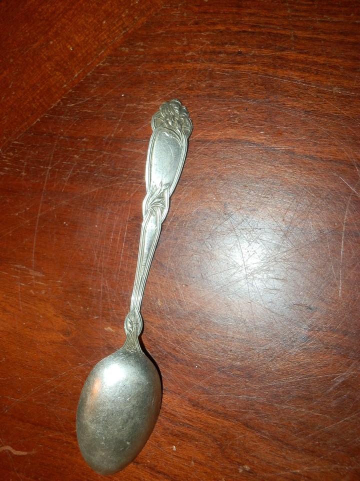 Sterling Spoon 5.1/2" Monogramed "N" Total weight 1.25 Ounces | eBay