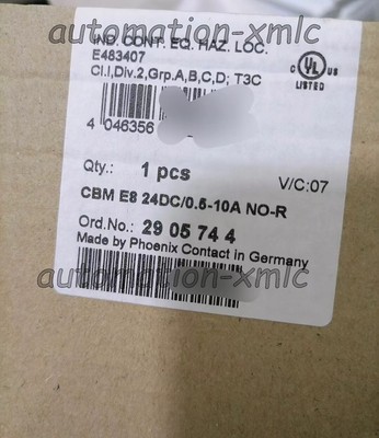 Brand new in box CBM E8 24DC/0.5-10A NO-R-2905744 circuit breaker DHL ...