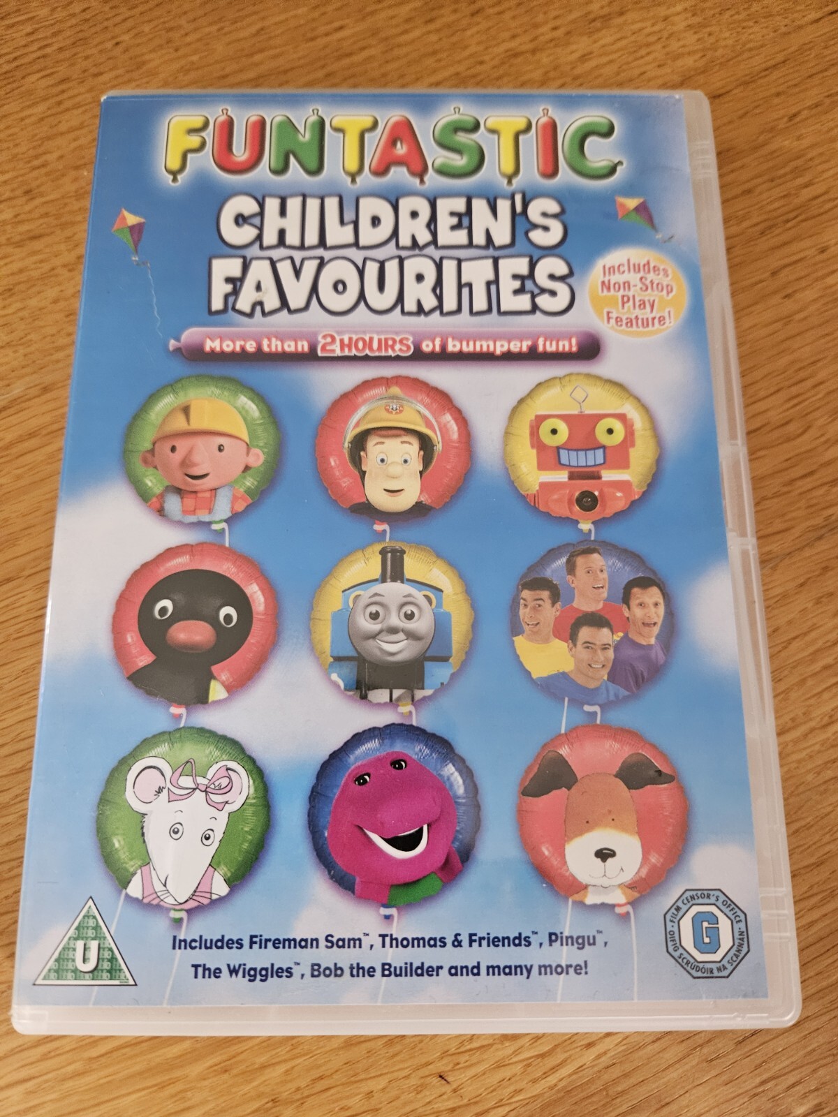 FUNTASTIC CHILDREN'S FAVOURITES DVD KIPPER BARNEY WIGGLES PINGU THOMAS ...