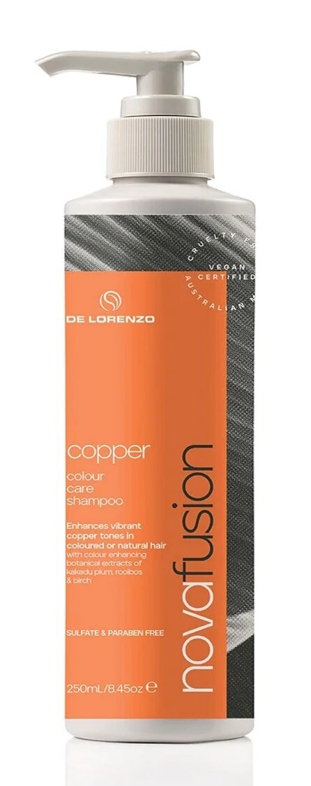 DELORENZO NOVAFUSION COPPER SHAMPOO 250 ML WITH PUMP DE LORENZO NOVA ...