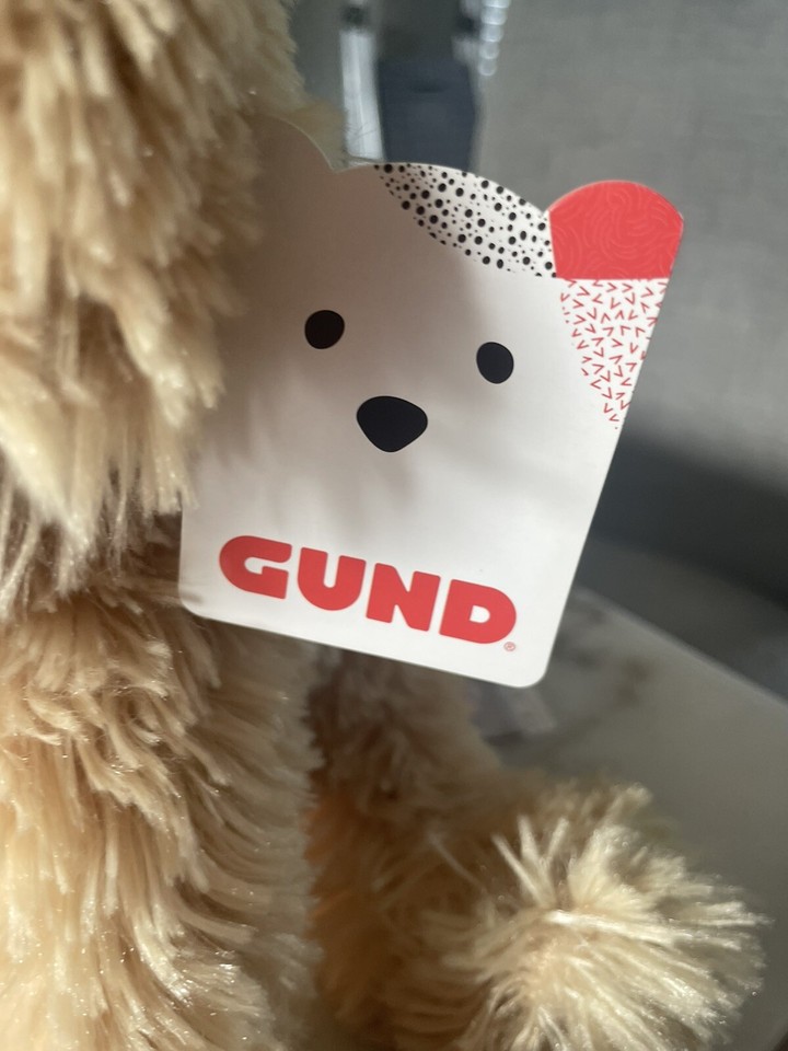 GUND Plush Designer Pups NAYLA Tan Puppy Dog Cockapoo 10.5" Stuffed ...