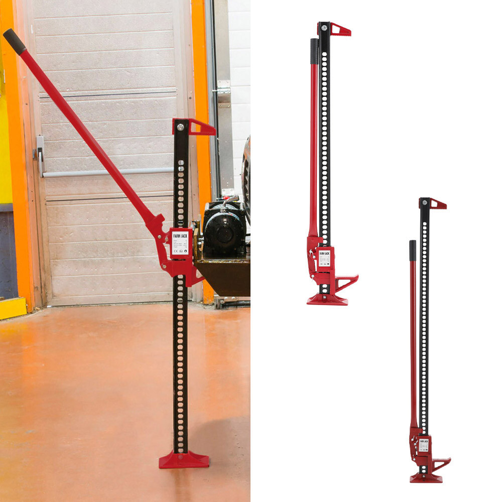 48" 3Ton Farm Jack High Lift Rescue Recovery Rachet Tractor Hoist 4X4 ...