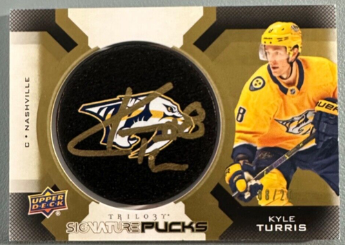 2019-20 Upper Deck Trilogy Signature Pucks Autograph KYLE TURRIS 08/20 ...