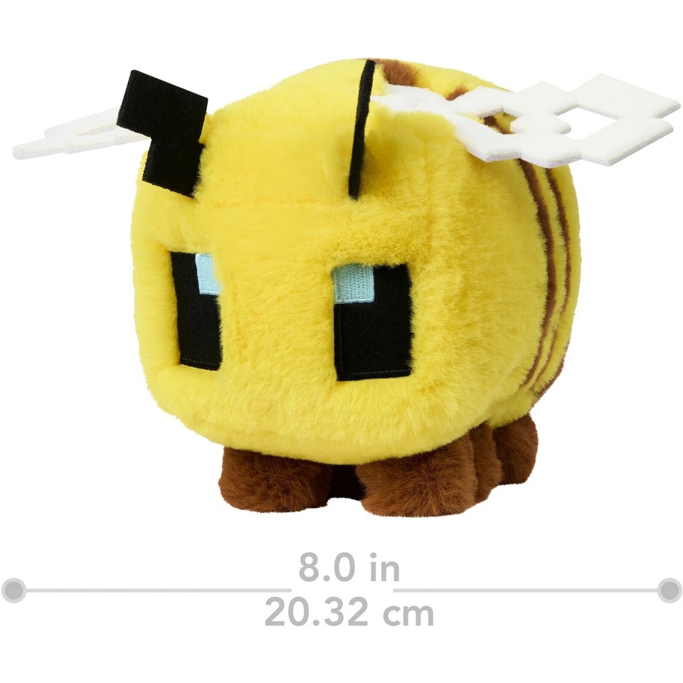 Minecraft Movie FUZZY BEE 8" Plush 2025 New With Tags ***READ LISTING ...