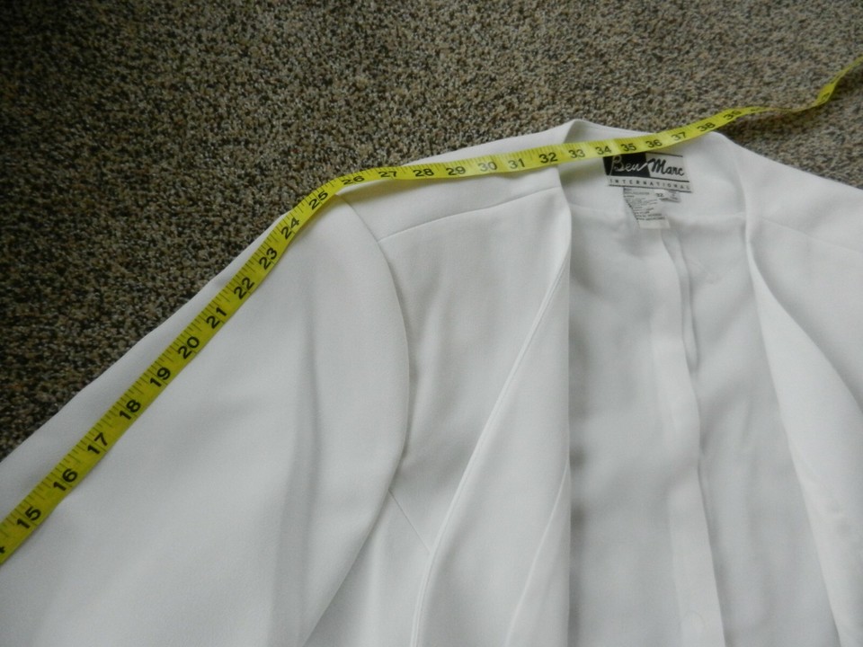 Ben Marc White 3 piece church usher suit - 2296 Size 32 | eBay