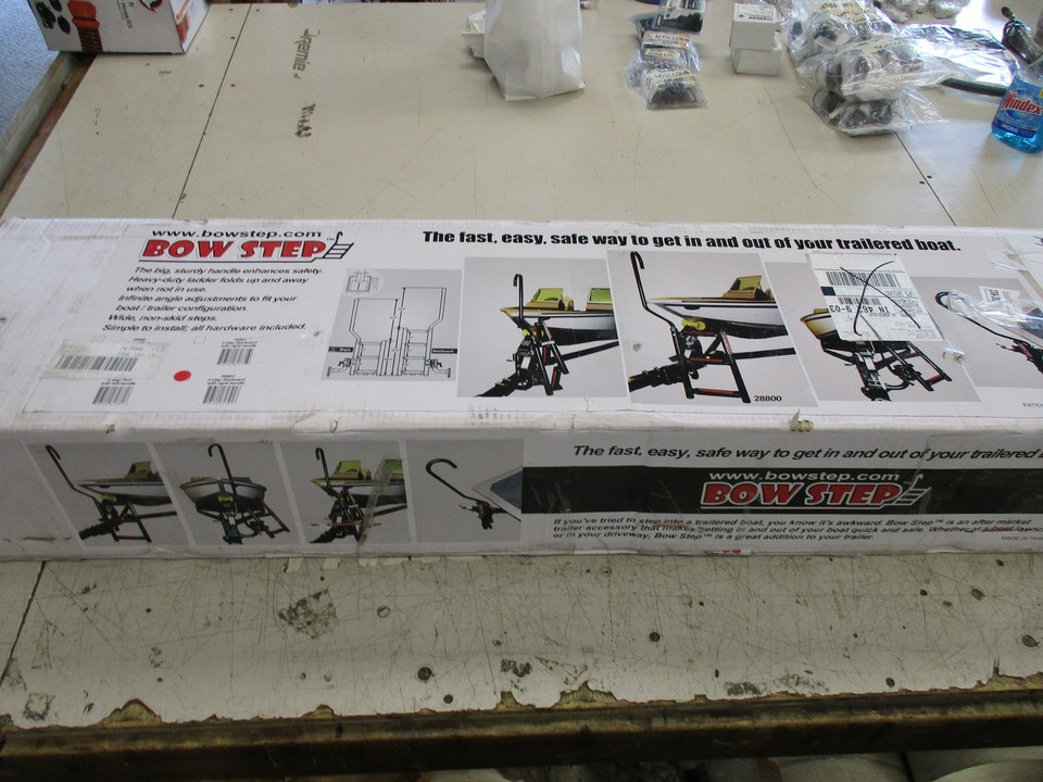 BOW STEP TRAILER 4-STEP BOARDING STBD LADDER BLACK 28803 MARINE BOAT | eBay
