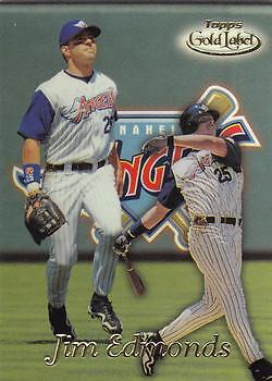 1999 Topps Gold Label #63 Jim Edmonds Anaheim Angels Baseball Card | eBay
