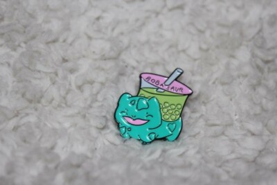Bulbasaur Bobba Tea Enamel Pin FREE BONUS INCLUDED | eBay