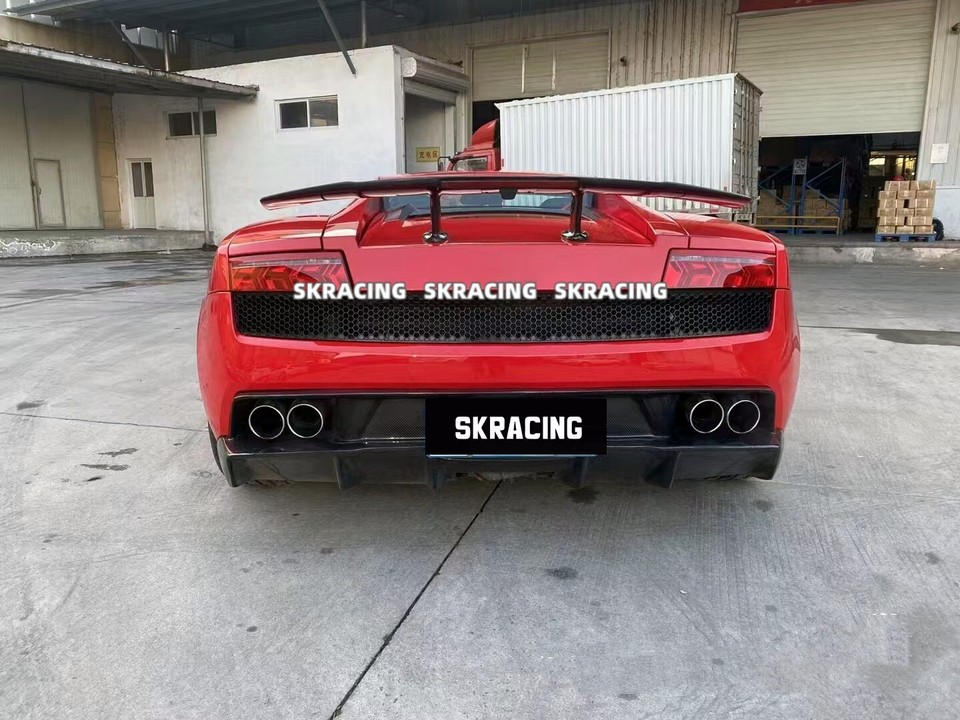 Carbon Fiber Rear Bumper Diffuser Lip Fit Lamborghini Gallardo LP560 ...