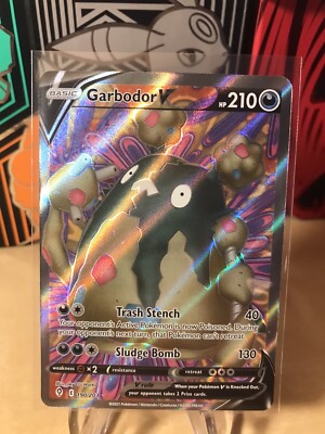 Pokemon Garbodor V Evolving Skies 190/203 Full Art Ultra Rare NM/M | eBay