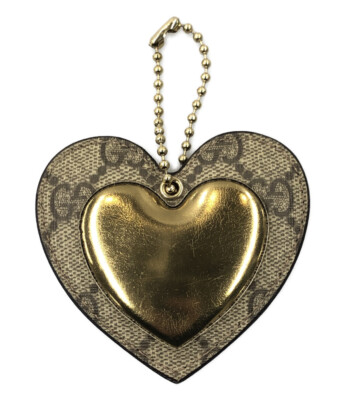 Auth Gucci Women Used keychain keyring charms Charm Heart Shape | eBay