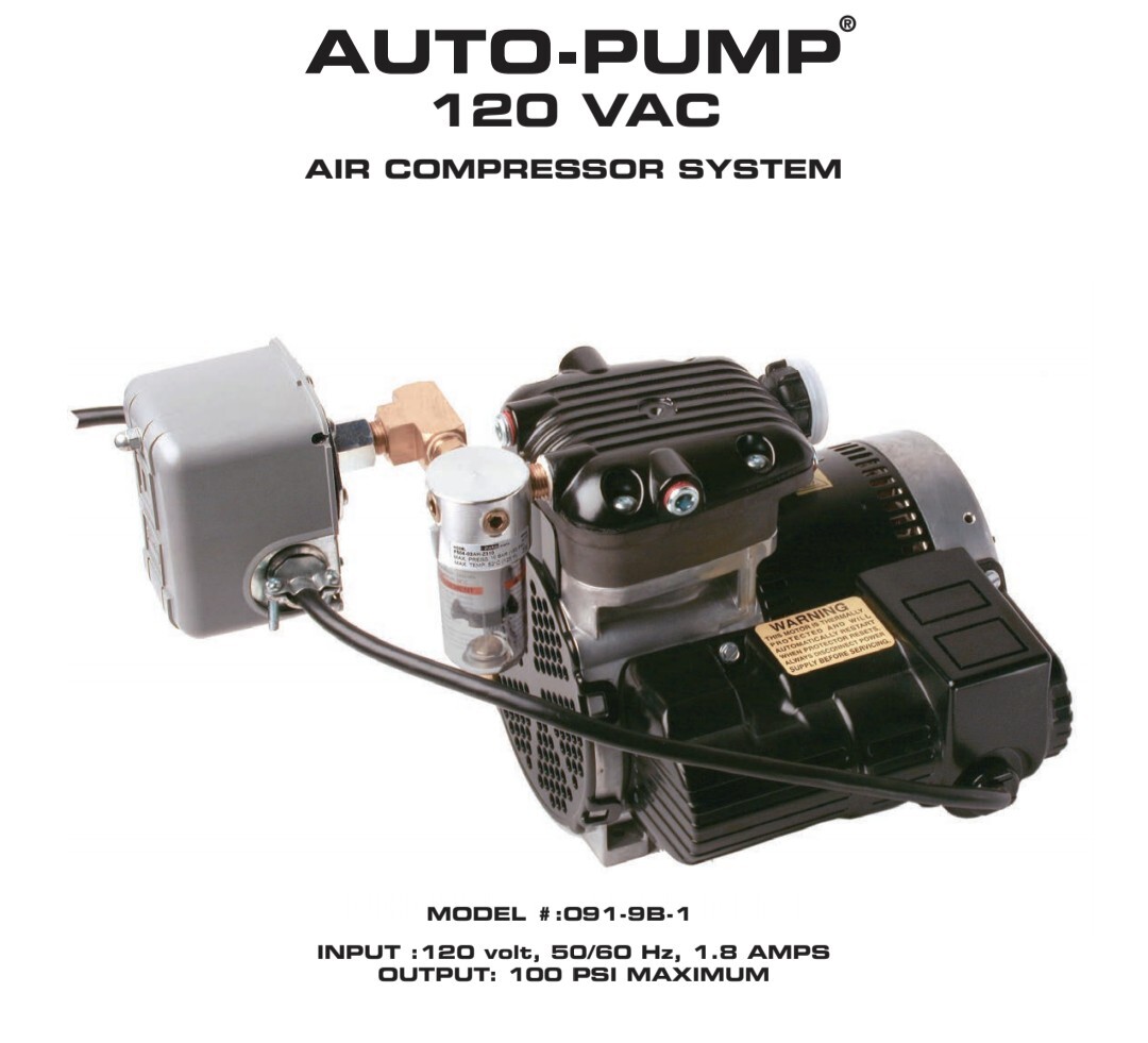 Kussmaul 091-9B-1 Auto-Pump 120 V Air Compressor System | eBay