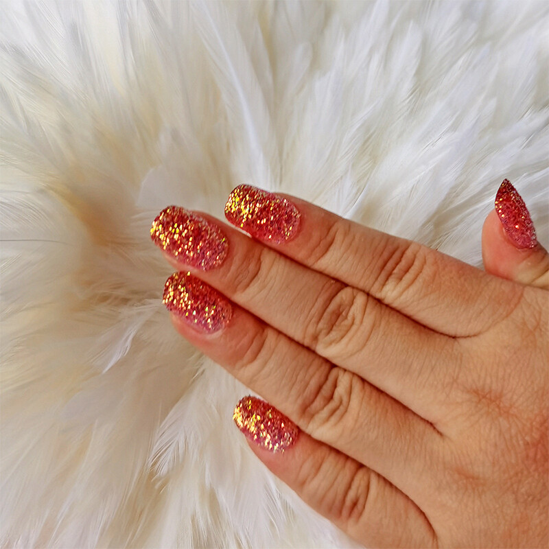 Cute Sparkly Acrylic Nails