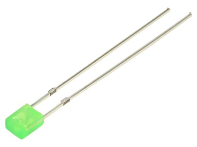2X OSG8HA7BA4B LED angle droit 3,2x3,2x4,15mm jaune-vert 68-100mcd 100 ...