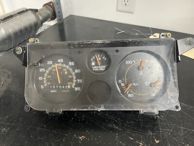 93-96 Chevy Van G10 G20 G30 Vandura Instrument Cluster Speedometer ...