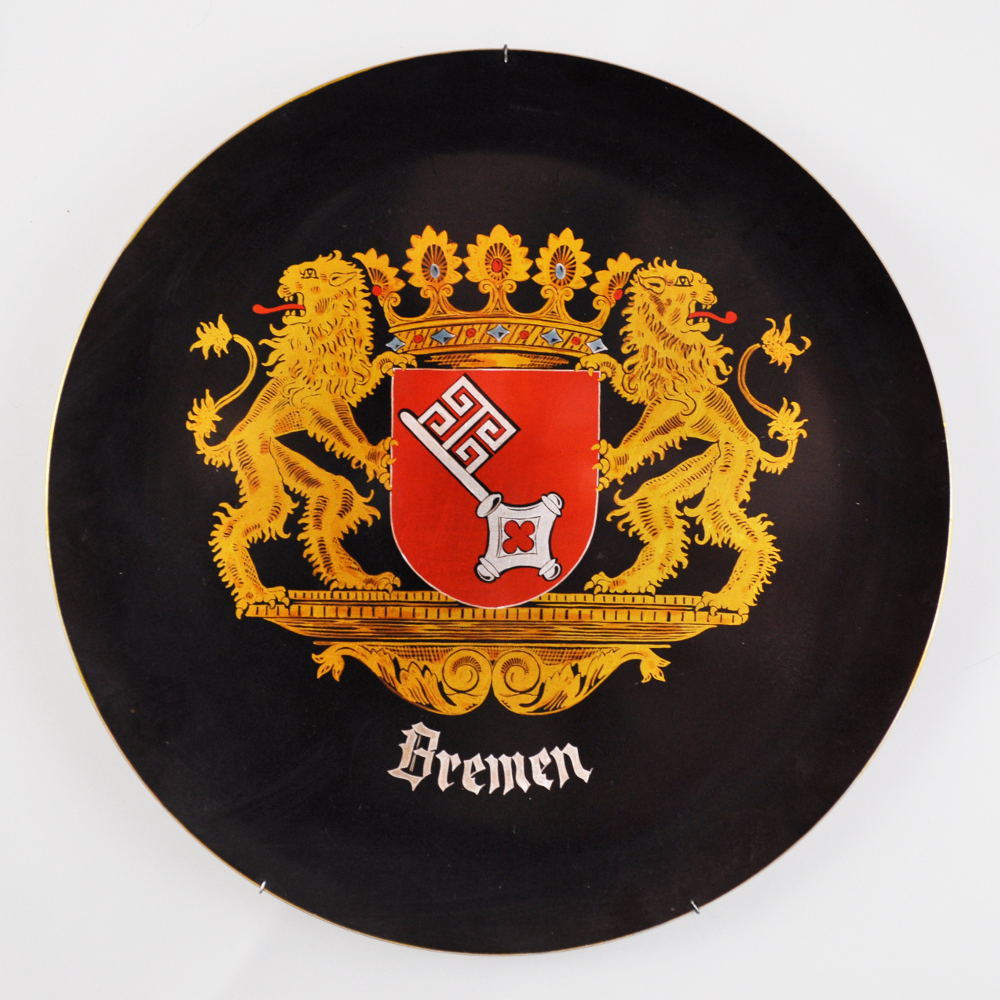 Free Hansestadt Bremen - Wall Plate - Brass - A.Dochtermann Alform Hand ...