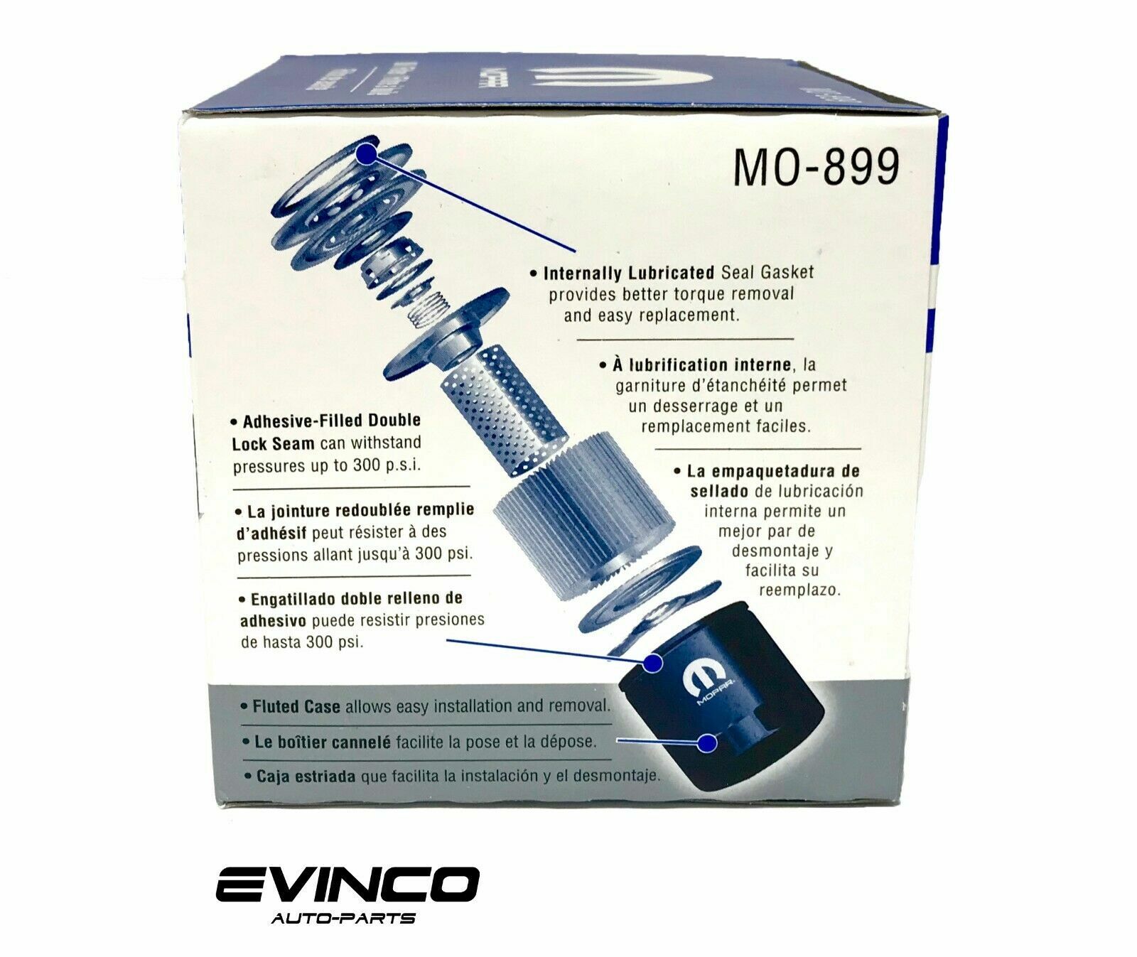 3 Genuine OEM Mopar Engine Oil Filter MO-899 Jeep Chrysler Chrysler ...