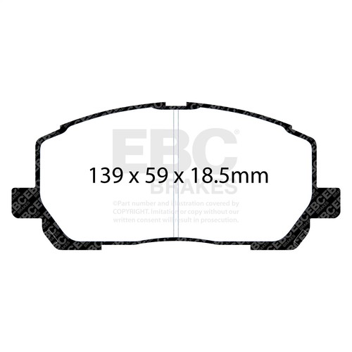 EBC Brakes DP41634R Yellowstuff Street And Track Brake Pads Fits ...