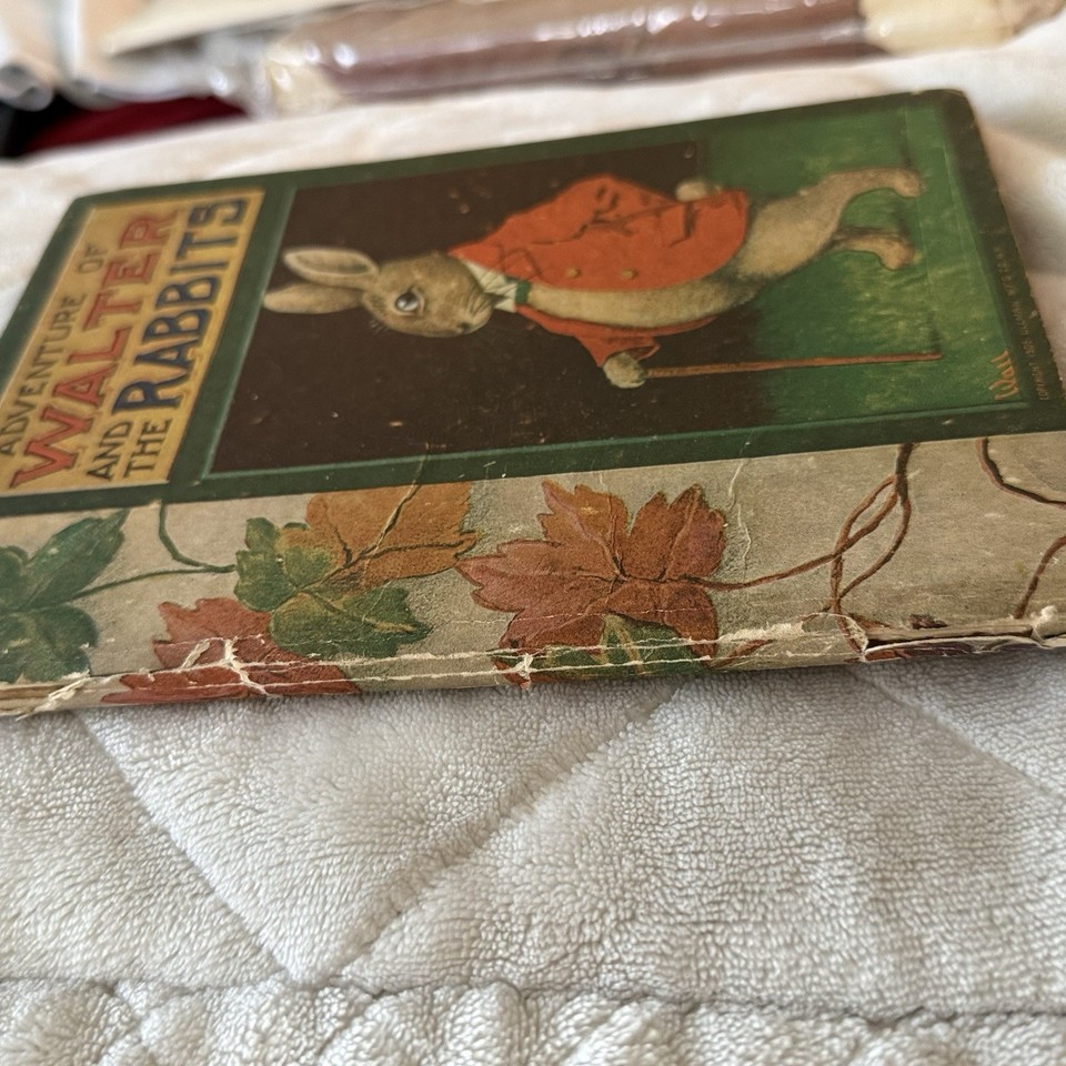 Antique Children’s Book Adventure Of Walter and The Rabbits By Milton ...