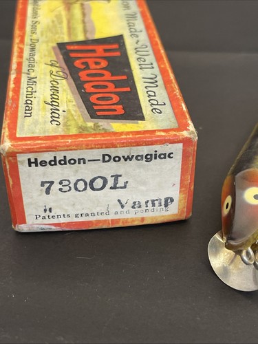 Heddon Vamp Spook 7300L Plastic W/Box Perch Color Pattern RARE! | eBay