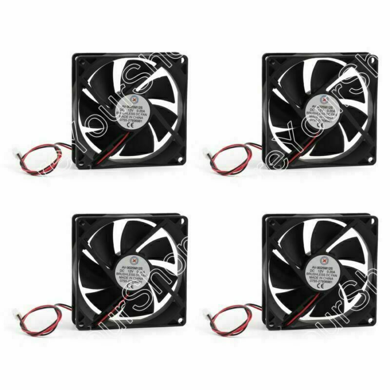 DC Brushless Cooling Fan 12V 0.2A 9025S 90x90x25mm 2 Pin CPU Computer ...