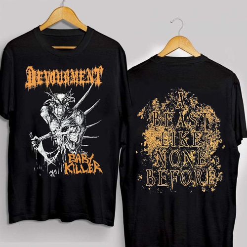 Devourment Band Double-sided Gift For Fan Black S-2345XL Unisex T-shirt ...