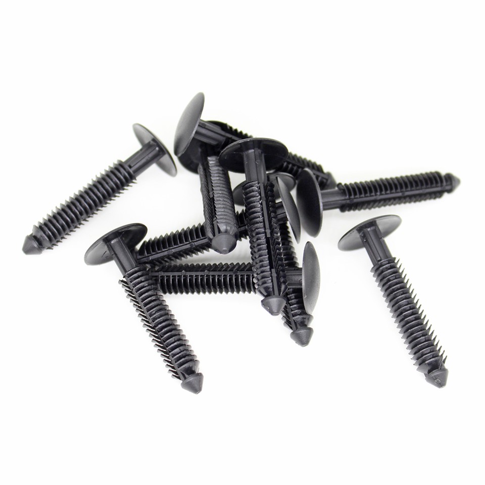10 Rocker Molding Clip Nylon Fastener Retainer For Ford Mustang W710532 ...