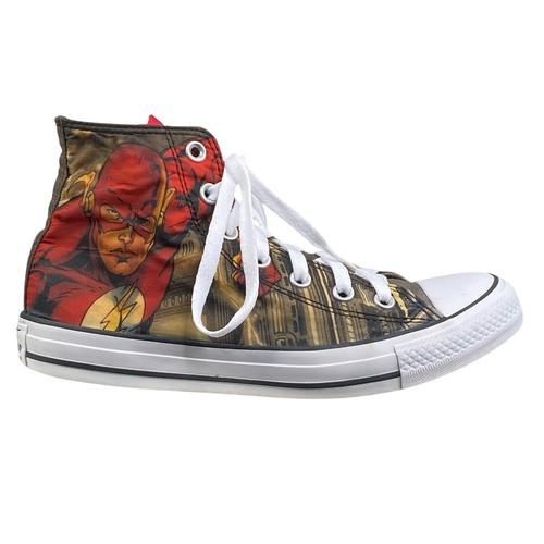 Converse Unisex All Star DC Flash Hi Top Lace Up Sneakers Size M 6 W 8 ...