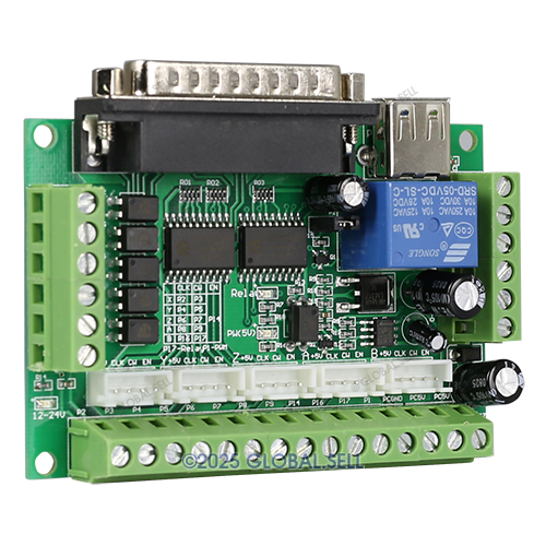 5 Axis Cnc Breakout Board For Router Mill Lathe Engraving Machine+USB ...