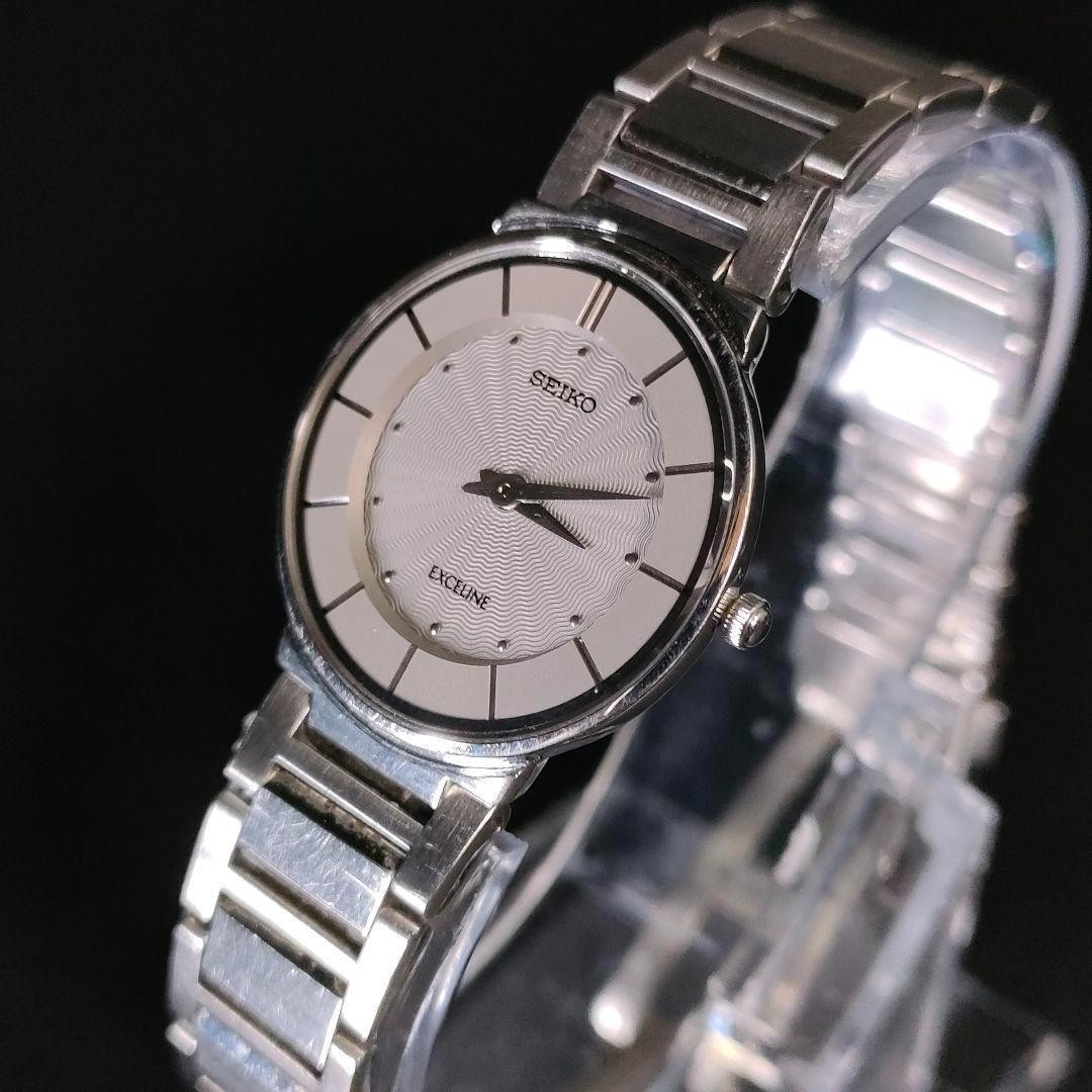 Seiko Exceline 4J40 Grey Silver Quartz - Gem